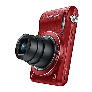 Samsung WB35F 16.2MP Smart WiFi & NFC Digital Camera with 12x Optical Zoom and 2.7" LCD (Red)