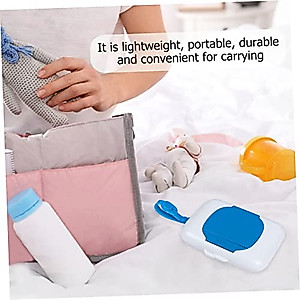 Alipis 2Pcs Wipe Box Baby Tissue Holder Filling Baby Diapers Wipe Warmer Wet Tissue Holder Wipes Dispenser Tissue Dispenser Outdoor Tissue Baby Accessories pp Baby Holder