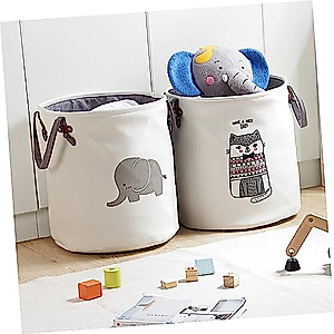 Folding Laundry Basket Kids Laundry Baskets Kids Room Organizers Storage Basket Storage Bucket Laundry Bucket Fold Round Laundry Basket