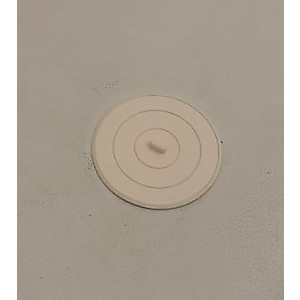 Rocky Mountain Goods Flat Rubber Drain Stopper for Sink, Tub and Shower - Flat Suction Style - 5” wide for most drains