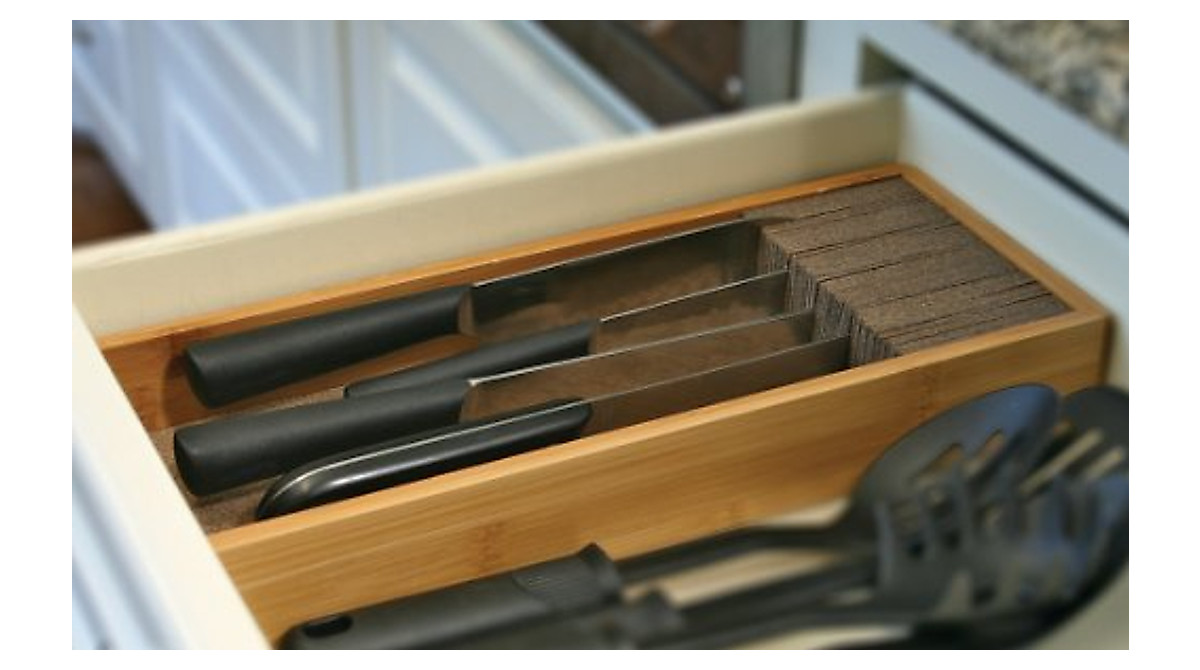 Knifedock In-Drawer Knife Storage | Safe & Space-Saving Kitchen Solution