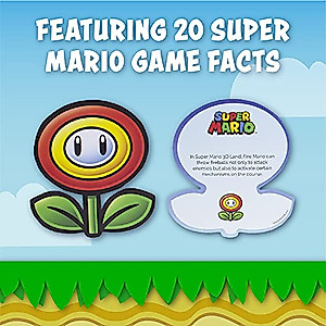 Paladone Super Mario Fun Fact Coasters, Set of 20, Officially Licensed Nintendo Merchandise, Multicolor, One Size, PP8051NN