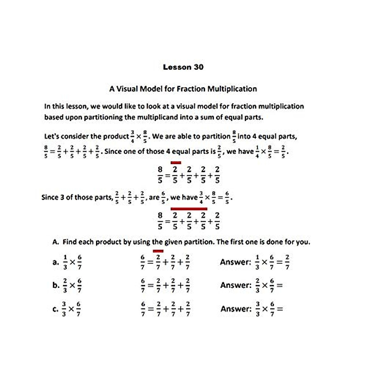 Developing Fractions Sense® C Class Set of Ten - Grade 5. A Concrete and Visual Approach to Fractions. Includes 10 Student workbooks, 10 Sets of Fraction manipulatives, Teacher Set and Answer Key.