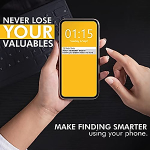 Dolphin Smart Tracker, Android and iOS Compatible, Alternative to GPS Tracker for Locating Valuables Within Approximate Distance, Bluetooth Luggage Tracker and Key Finder, 2 Pieces, Black - tag8