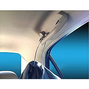 Bcurb Auto Accessories Mini Hangers Multi-Purpose Hook Hanger for Car Auto Seat Headrest Pole to Hang Shopping Bags Purse Coat (Steel : 2 Hanger)