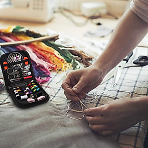 Sewing Kit, 78PCS OKOM Sewing Supplies,Sewing Sroducts,Travel, Adults, Emergency Sewing Kits, Portable & Mini Sew Kit- Filled with Sewing Needles, Scissors, Thread, Tape Measure Set etc-Good Gift