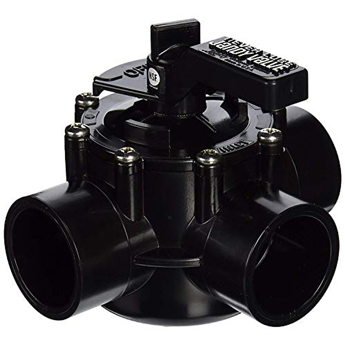 ATIE 3-Way/2-Way Pool Valve Cover/Cap 4606 with O-ring 1132+ and Shaft O-ring R0487100 For Zodiac Jandy Black/Gray 3-Way/2-Way Pool Valve Covers 4606+, 1303+, 4734+, 1304+