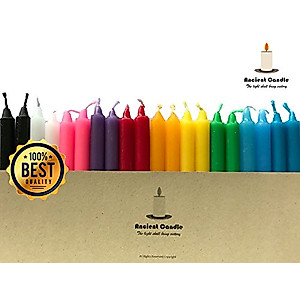 Mini 4" Chime Spell Candle Magick Set Candles - 10 Assorted Colors (40) by SellAllDay