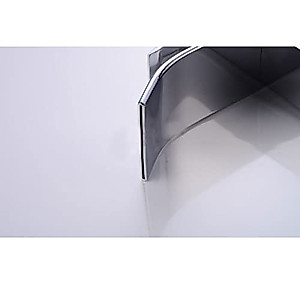 Faucet, Bathtub Faucets Washbasin Hot Handle Interface Pe Hole Copper Spout Inlet Waterfall with Water and Cold Sink Lavatory Faucet Wash Tube Cm Bathroom/Kitchen for Wide- Mouth Single (Color : SIL