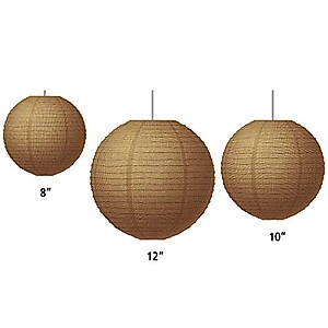 Paper Lanterns, Burlap (TCR77228)