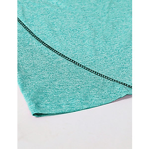 Vldnery Womens Polo Apparel Tops Moisture Wicking Athletic Workout Plus Size Sleeveless Tops Green (3XL)