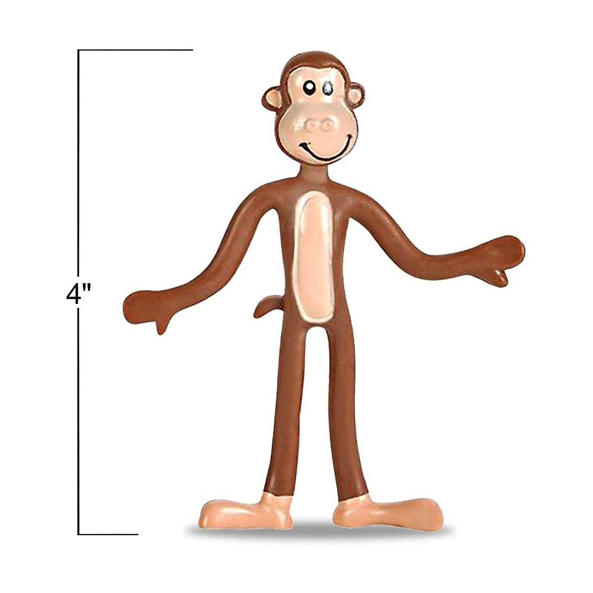 ArtCreativity Bendable Zoo Animals, Set of 12 Flexible Animal Figures, Birthday Party Favors for Boys & Girls, Stress Relief Fidget Toys for Kids and Adults, Goody Bag Stuffers, Piñata Fillers