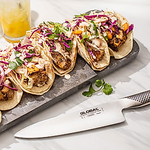 Global 8 Piece Knife Set with Bamboo Block