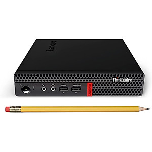 Lenovo ThinkCentre M910Q Tiny Desktop Computer, Intel Core i7-6700T Upto 3.6GHz, 16GB RAM, 512GB NVMe SSD, 4K 3-Monitor Support DisplayPort, HDMI, AC Wi-Fi, Bluetooth - Windows 10 Pro (RENEWED)