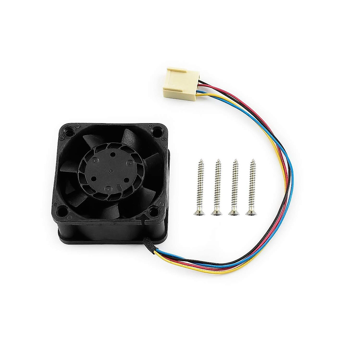 Dedicated DC 5V Cooling Fan Compatible with NVIDIA Jetson Nano Developer Kit and B01 Version PWM Speed Adjustment Strong Cooling Air Fan 40mm×40mm×20mm with 4PIN Reverse-Proof Connector