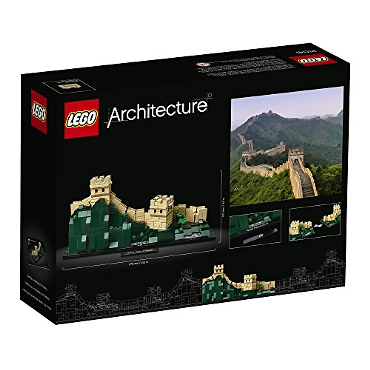 LEGO Architecture Great Wall of China 21041 Building Kit (551 Pieces)