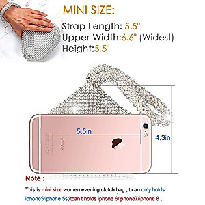 JIAN YA NA 2 Pcs Fashion Women Bridesmaid Lady Girl Bride Evening Clutch Bag for Prom Cocktail Party Wedding Engagement