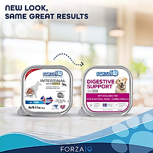 Forza10 Actiwet Canned Intestinal Dog Food, Wet Dog Food Fish Flavor, Gastro Intestinal Dog Food for All Breed and Adult Dogs with Intestinal Disorders, 32 Pack Case of 3.5 Ounce Each