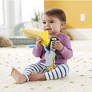 Fisher-Price Laugh & Learn Baby To Toddler Toy Play & Go Keys With Lights & Music For Pretend Play Ages 6+ Months