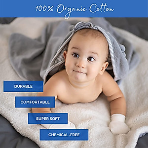 Anti-Scratch Mittens for Babies 0-3 Months - Pack of 7 Newborn Mitts - No Scratch Gloves for Boys - Cotton Gloves For Infants with Laundry Bag