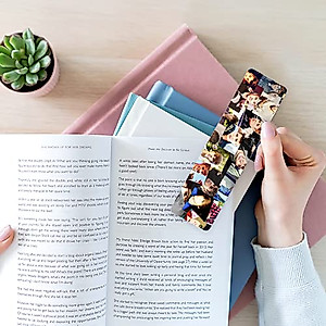 Bookmarks Ruler Metal Justin Bookography Bieber Measure Collage Tassels Bookworm for Reading Bookmark Christmas Ornament Markers Bibliophile Book Gift