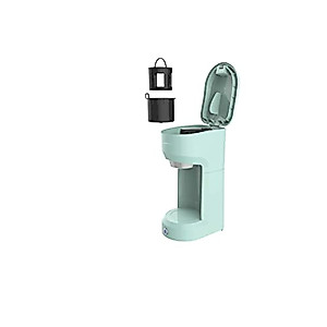 Frigidaire ECMK088-MINT Retro Single Serve Maker, Brewer for Ground Coffee,300 ml, MINT