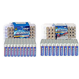 ACDelco 100-Count AAA and AA Batteries | Maximum Power Super Alkaline