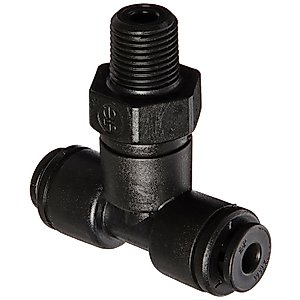 John Guest PM100401E Swivel Branch Tee, 4 mm x 1/8" BSPT (Pack of 10)