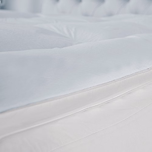 BioPEDIC Memory Cloud Gel Infused Memoryfoam & Fiber Topper, Full, White