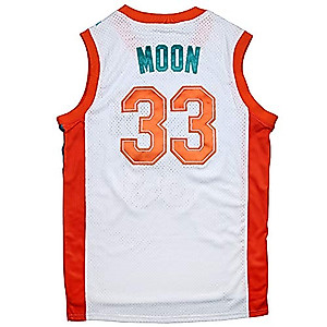 Aolapo Flint Tropics Jersey Moon 33 Basketball Jerseys for Men S-XXXL White