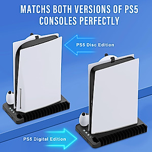 QUUREN PS5 Stand Cooling Station PS5 Stand Cooling Station
