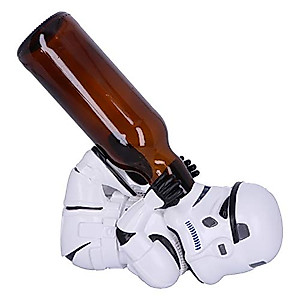 Nemesis Now Original Stormtrooper Sci-Fi Wine Bottle Holder Figurine, White, One Size