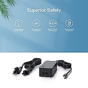 65W Charger Fit for Lenovo Thinkpad T14 T14S T15 Gen 1 2 3 4 L13 Yoga L14 L15 P14s P15s E14 E15 X12 X13 USB C Laptop - (Safety Certified by UL)