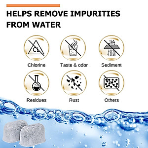 12 Pack Keurig Filter Replacement by Fanativita, Water Filter Cartridges, Fit All Keurig Coffee Makers (2-Year Supply)