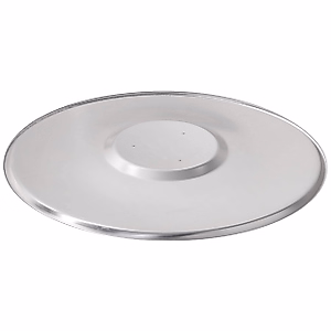 Fire Sense 61437 One Piece Round Heavy Duty Premium Reflector Upgrade For Gas Patio Heater With 3 Barrel Bolt Design Fits Any Of Our Gas Patio Heaters - 38" Diameter