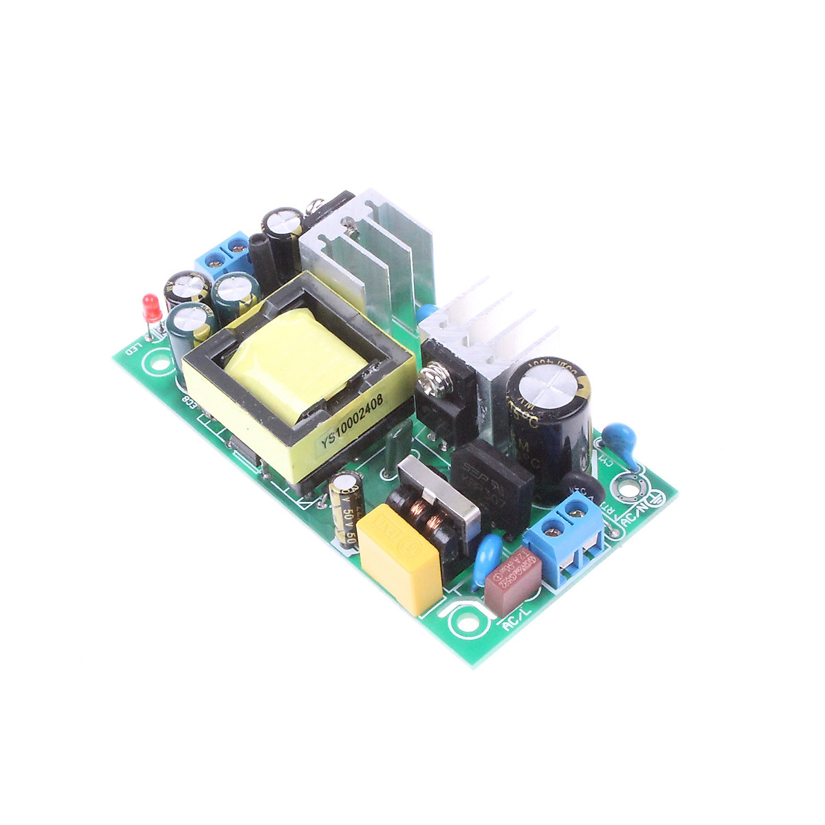 NOYITO AC to DC Precision Buck Power Supply Module AC 120V 100V-264V to 5V 3A 3000mA 15W Isolated Step-Down DC Module (5V 3A, Green)