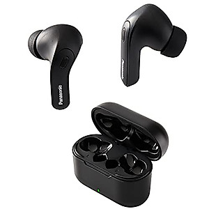 Panasonic ErgoFit True Wireless Earbuds with Noise Cancelling, in Ear Headphones with XBS Powerful Bass, Bluetooth 5.3, Charging Case - RZ-B310W