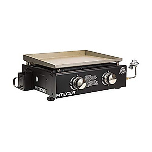 PIT BOSS PB336GS Two Burner Portable Flat Top Griddle - Cover Included
