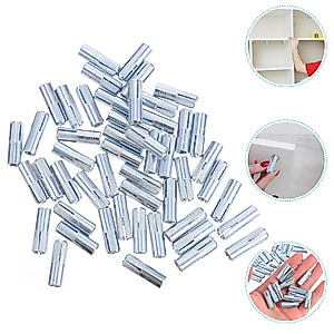 100 Pcs Screw Expansion Sleeve Bolt Concrete Anchor Drop in Assisted Pegs Wall Expansion Anchors Carbon Steel Anchor Drop-in Anchor