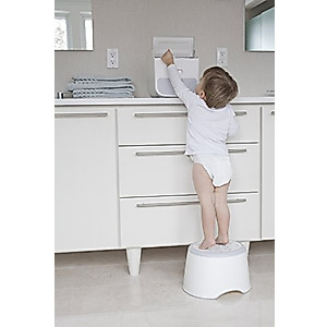 Ubbi Step Stool Safe, Gray - Discontinued