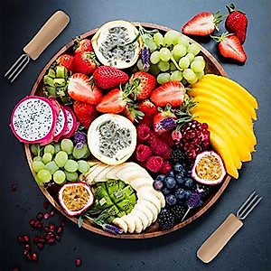 Corn On The Cob Holders Set of 12 Stainless Steel Corn Cob Holders with Wooden Handle Cob Skewers Corn Forks for BBQ Sweetcorn Roasted Meat Fruit (12)