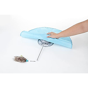 SmartyKat Hot Pursuit Electronic Concealed Motion Cat Toy, Battery Powered - Blue, One Size