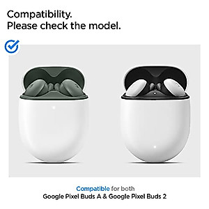 Spigen Classic Fit Designed for Google Pixel Buds A-Series Case (2021) / Pixel Buds 2 Case (2020) - Black