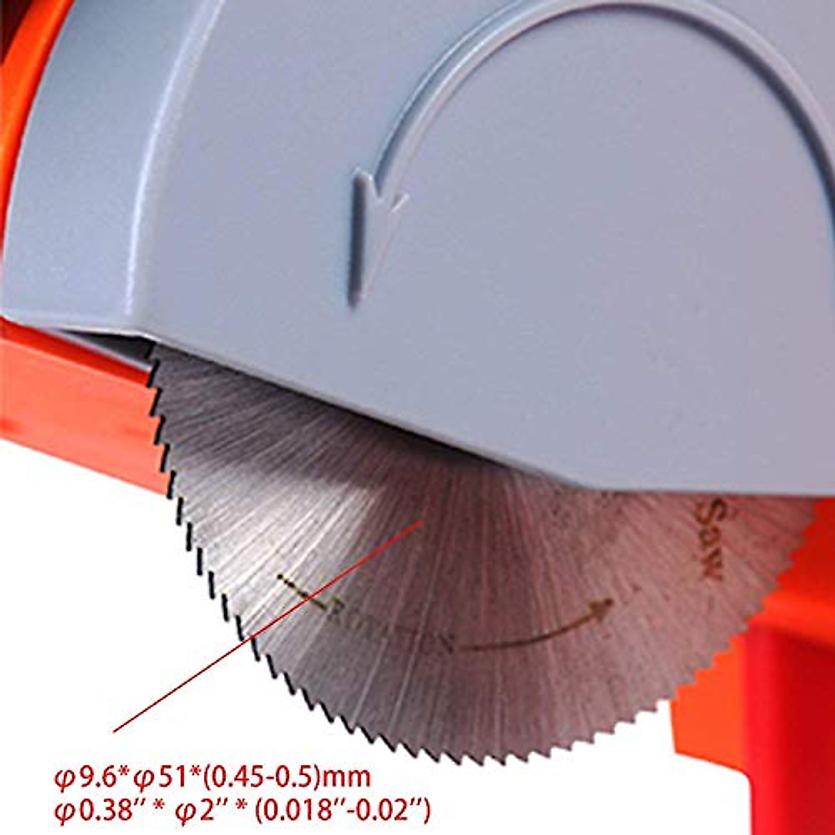 YaeTek 110V Mini Bench Top Cut-off Miter Saw for Arts & Crafts Cutting Wood Plastic Metal Benchtop DIY - 2" Blade 1/2" Cuting Depth