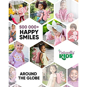 Naturally KIDS Small Dinosaur Backpack Dinosaur Toys for Kids 3-5 - Dinosaur Toys for 3 4