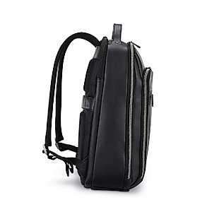Samsonite Classic Leather Backpack, Black, One Size