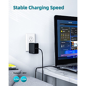 65W 45W Charger Fit for Lenovo IdeaPad 120 120S 110 130 110S 130S Laptop - (Safety Certified by UL)