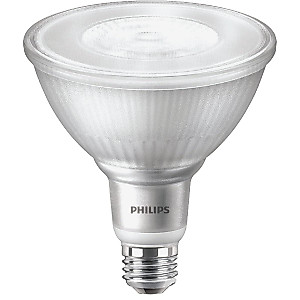 Philips PAR 38 E26 (Medium) LED Floodlight Bulb Bright White 90 Watt Equivalence 2 pk