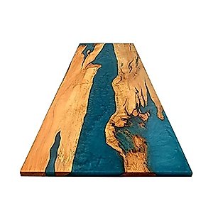 Epoxy Table, Live Edge Wooden Table, Epoxy Resin River Table, Natural Wood,Dining table, Natural Epoxy Table, Resin Table