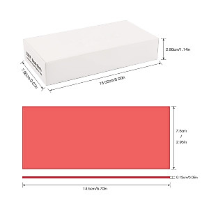 ANNWAH 20PCS Dental Base Plate Wax - Molding Casting Wax Sheet Denture Material Red Utility Wax Sheets Lab Dentist Auxiliary Material